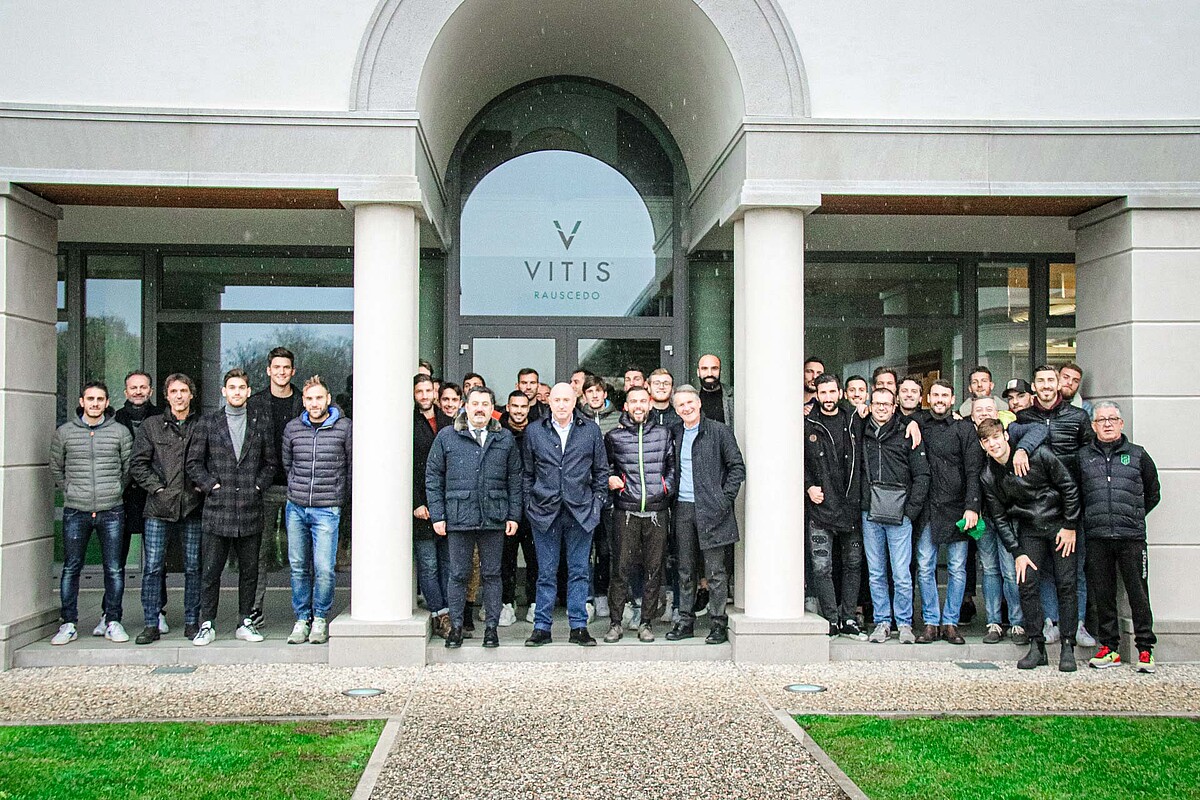 Pordenone, pranzo e visita alla Vitis per la prima squadra