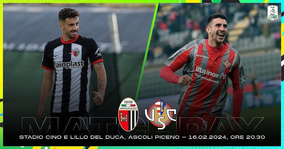 Occhi puntati su Ascoli-Cremonese