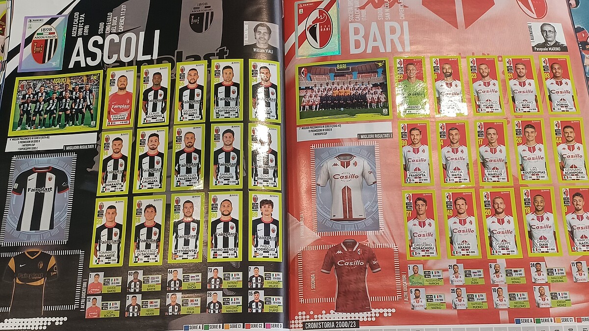 Serie BKT, presentata la collezione Calciatori Panini